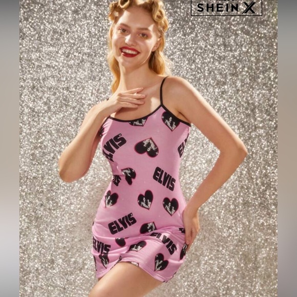 SHEIN | Intimates & Sleepwear | Out Of Stock Super Kitsch Shein Elvis ...